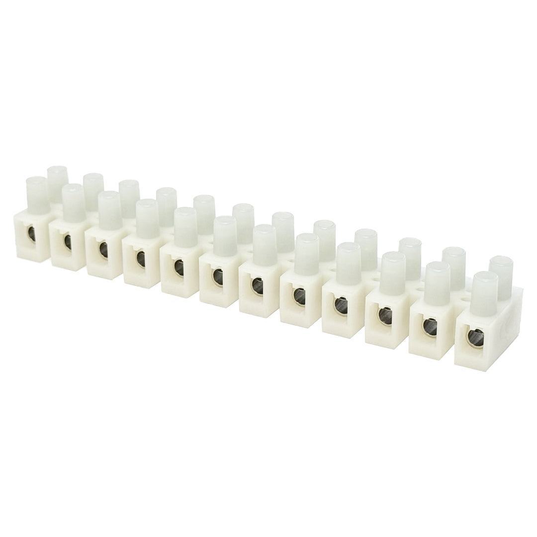 Insulated Terminal Block - 5.2mm - 12 circuit - 22AWG to 8AWG - 30A 60