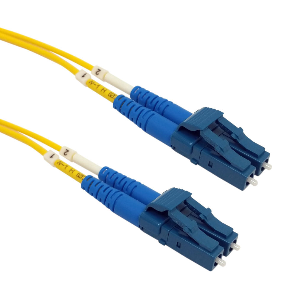 OS2 Singlemode Duplex LC/LC 9 Micron Short Boots - Fiber Optic Patch C