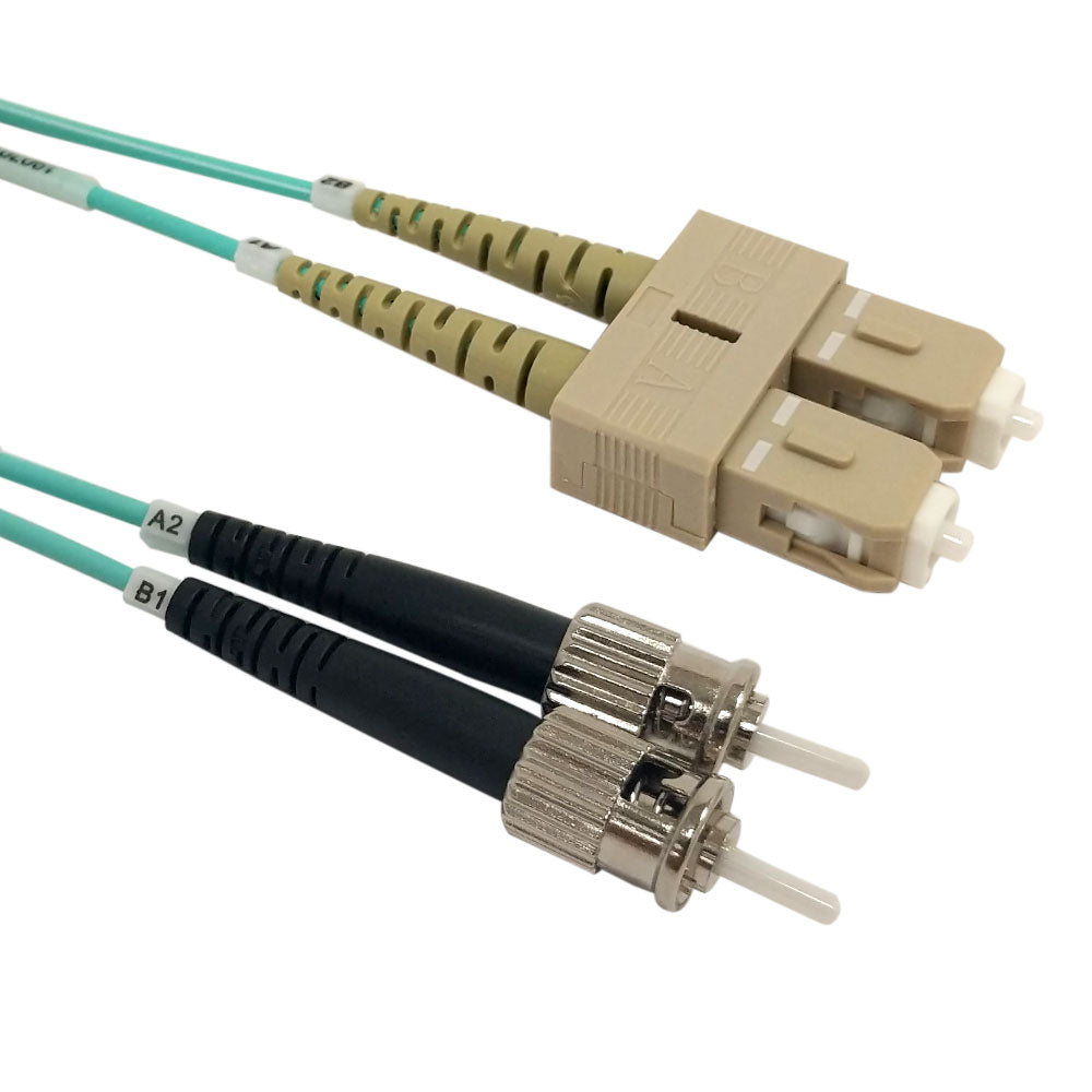 OM3 Multimode Duplex SC/ST 50 Micron - Fiber Optic Patch Cable - 2mm J
