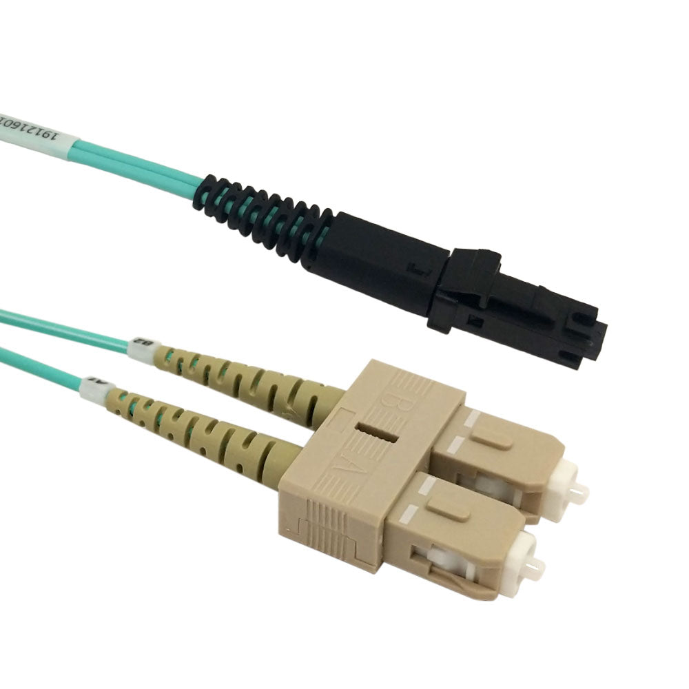 OM3 Multimode Duplex MTRJ/SC 50 Micron - Fiber Optic Patch Cable - 2mm