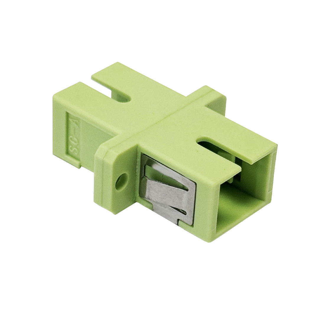 SC/SC Fiber Coupler F/F Multimode OM5 Simplex Ceramic Panel Mount - Li