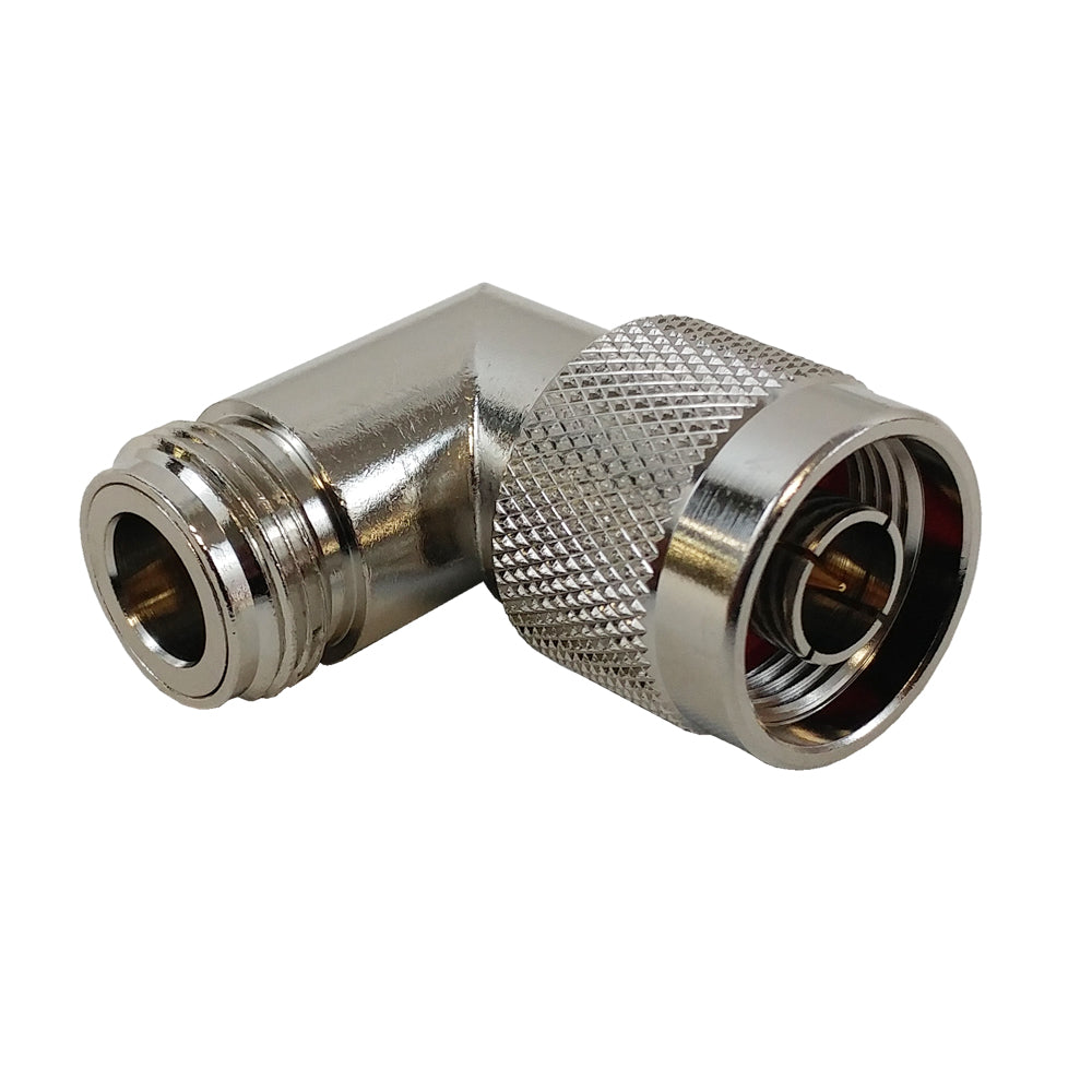 N-Type Male to N-Type Female Adapter - Right Angle