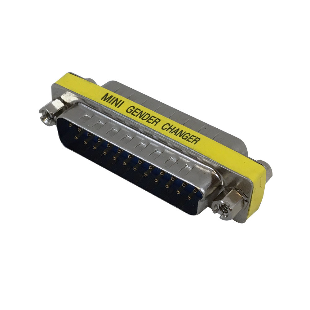 DB25 Slimline Gender Changer Male to Male