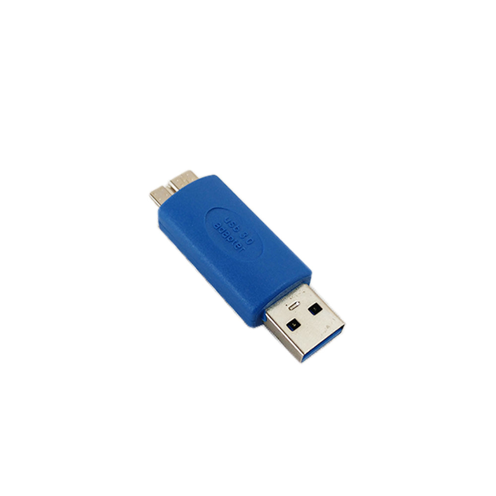 USB 3.0 A Male to micro B Male Adapter - Blue
