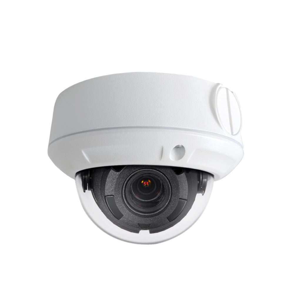 4MP Dome IP Camera - Varifocal Lens - 30m IR Range - IP67 Rated - Whit