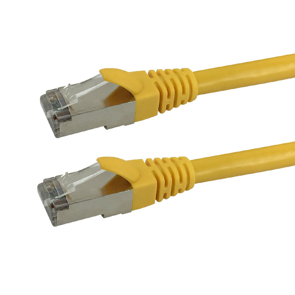 RJ45 Cat6a SSTP 10GB Molded Shielded Patch Cable - Premium Fluke® Patc