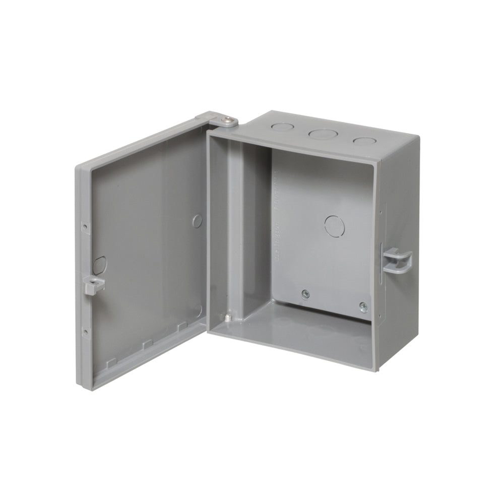 Enclosure Box 7" x 8" x 3.5", Indoor/Outdoor Non-Metallic, NEMA 3R Rat