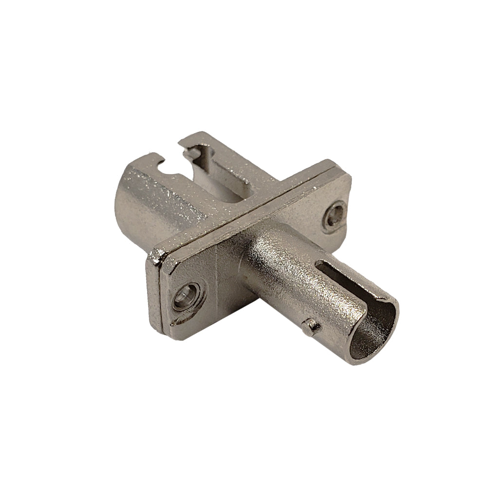 ST/LC Fiber Hybrid Adapter F/F SM/MM Simplex Ceramic Panel Mount, Meta