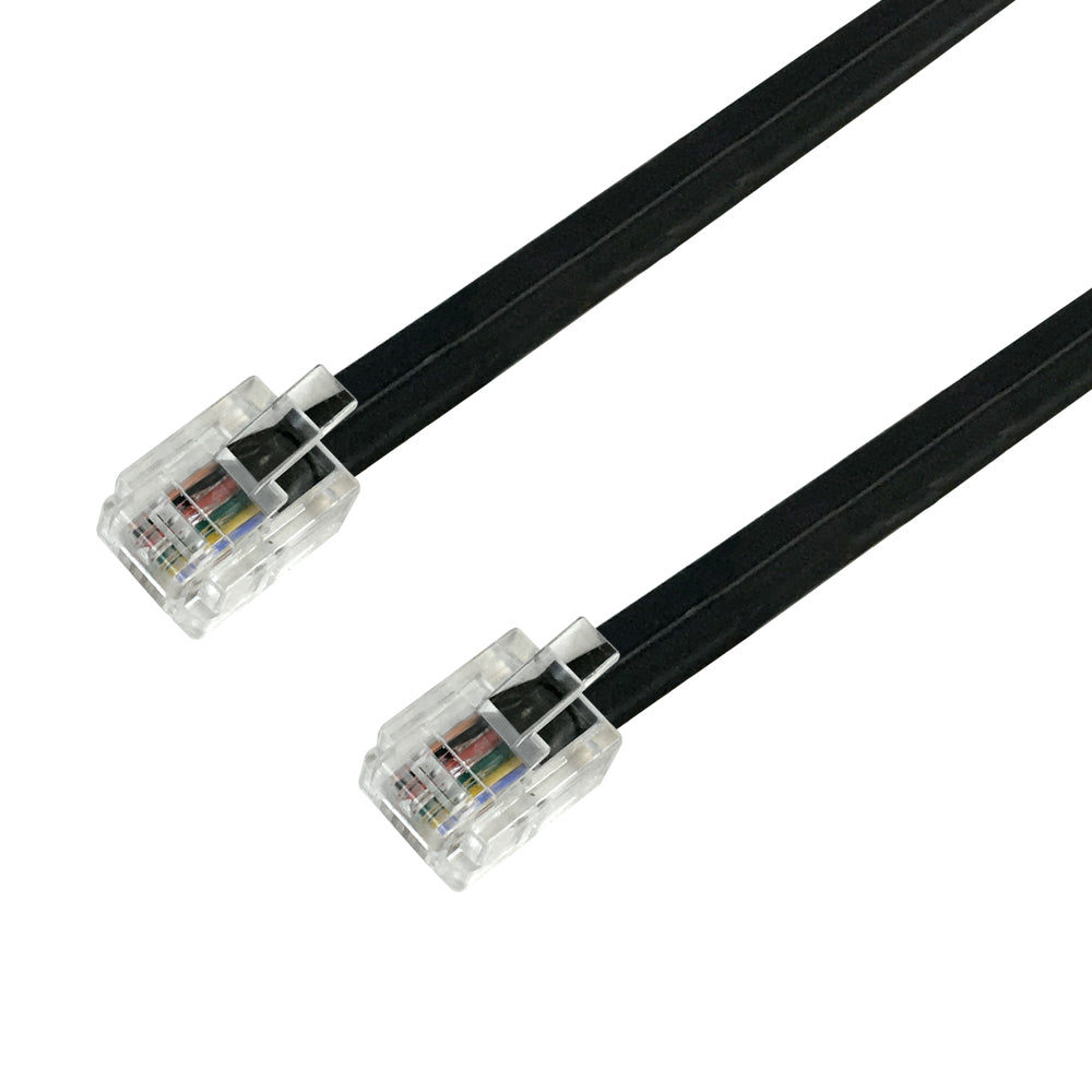 Premium Phantom Cables RJ12 Modular Data Cable Straight Through 6P6C