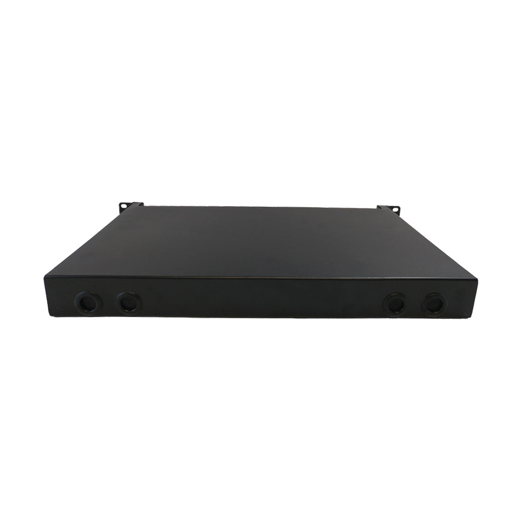 1U 19" Rackmount FDU with Slide Out (holds 2 panels) (Non-LGX) - Black