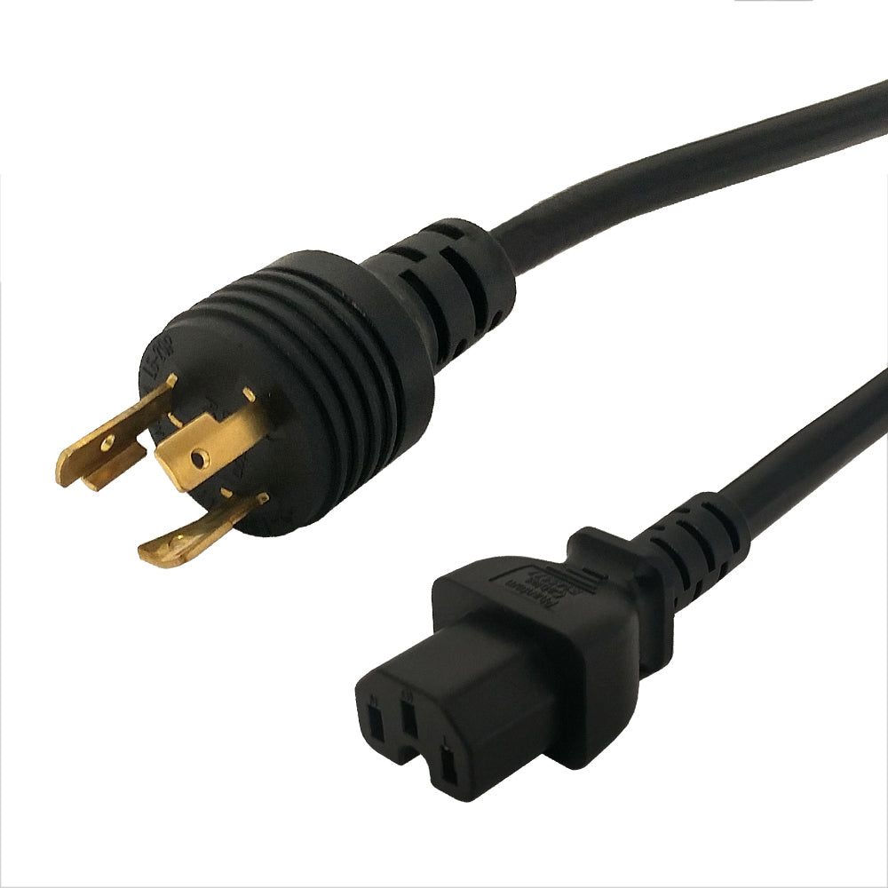 12ft L6-20P to C15 Power Cable - 14AWG - SJT