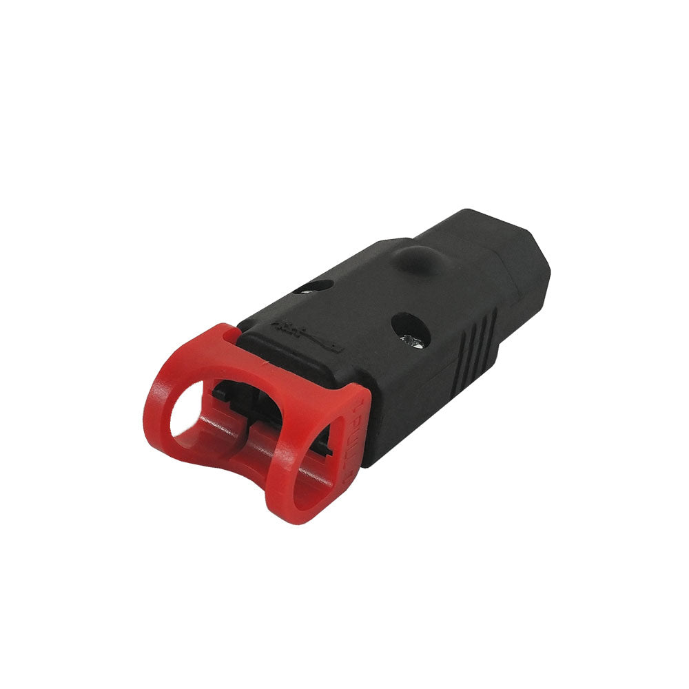 C13 Locking Power Cord Connector - Screw On (IEC-Lock Part #: PA130100