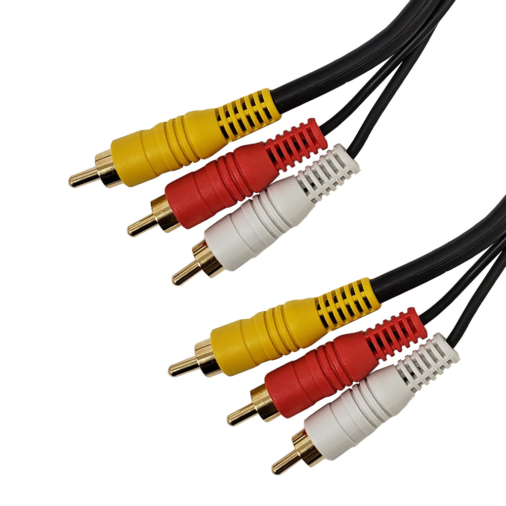 Composite RCA & Left/Right Channel RCA Audio Cable