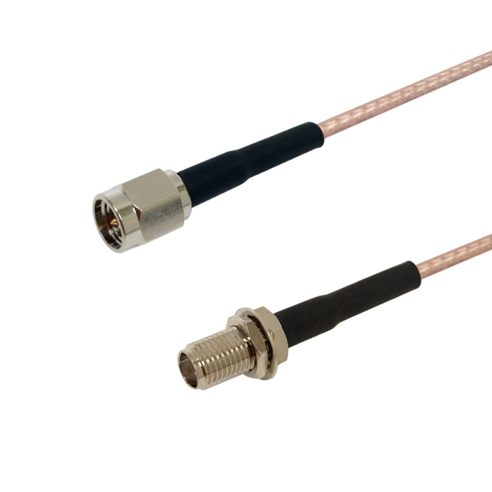 Premium Phantom Cables RG316 SMA Male to SMA Female Bulkhead Cable