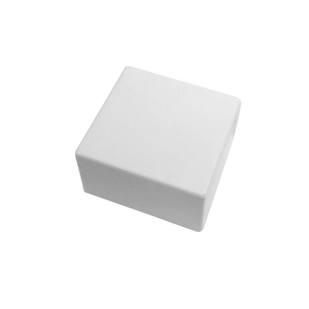 End Cap for 50mm x 50mm Raceway - White