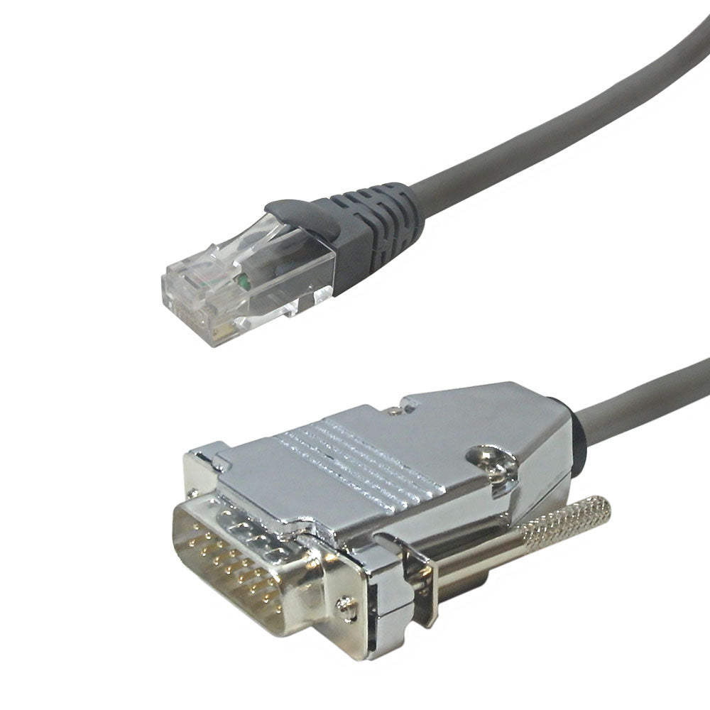 Premium Phantom Cables T1 Straight Through RJ48C to DB15 Male 2pr 100o