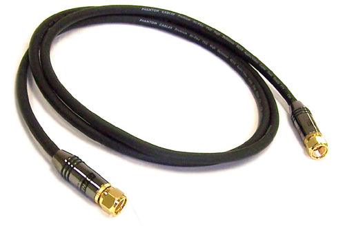 Premium Phantom Cables RG59 TV F-Type Male to Male Cable FT4