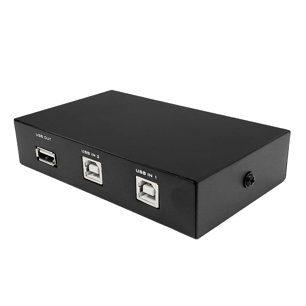 2-Port USB 2.0 Switch (Manual Push Button)