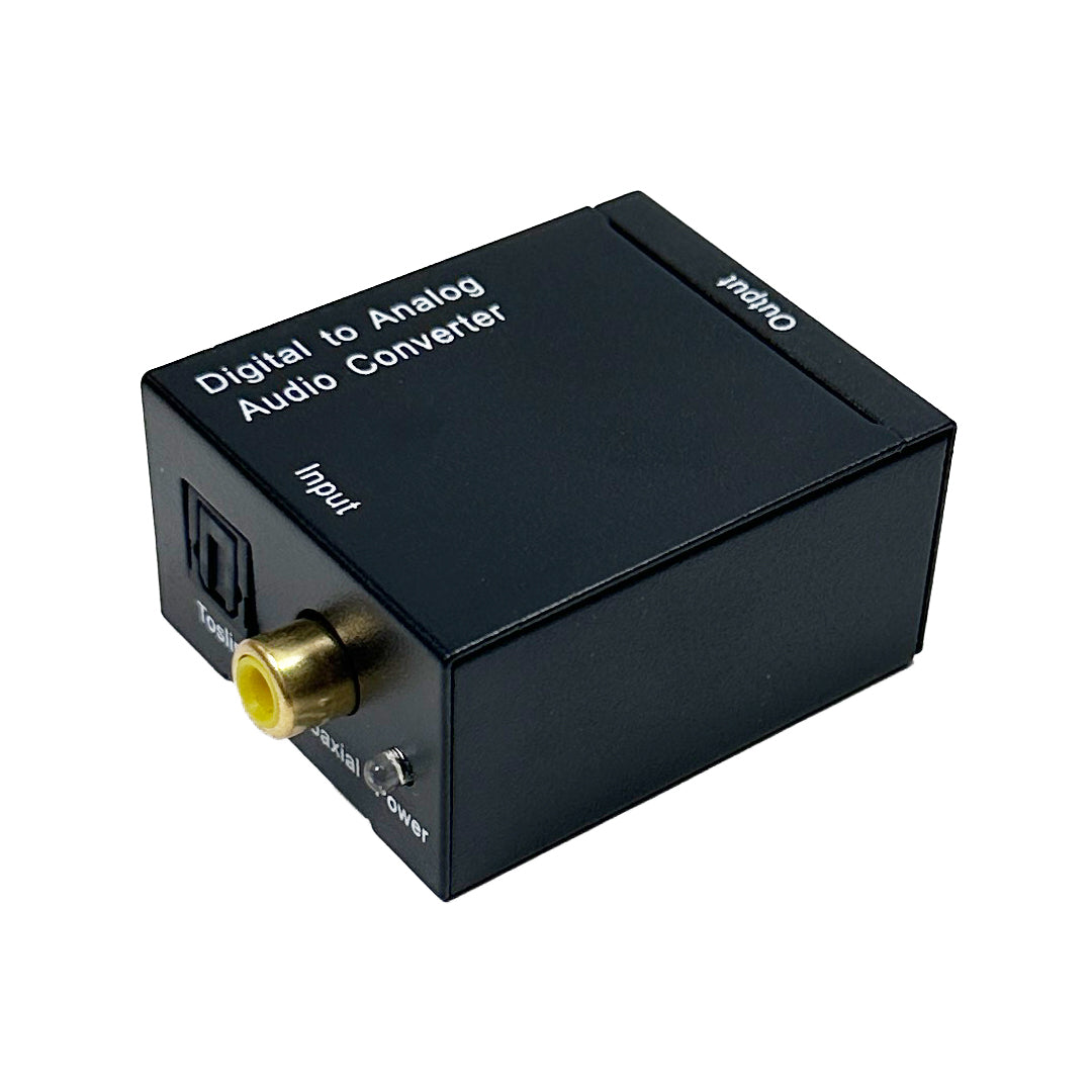 Digital to Analog Audio Converter - Digital Coax / Toslink To RCA L/R